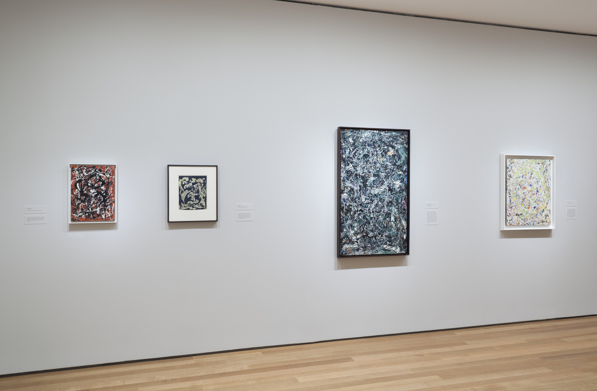 Installation view of the exhibition "Jackson Pollock: A Collection ...