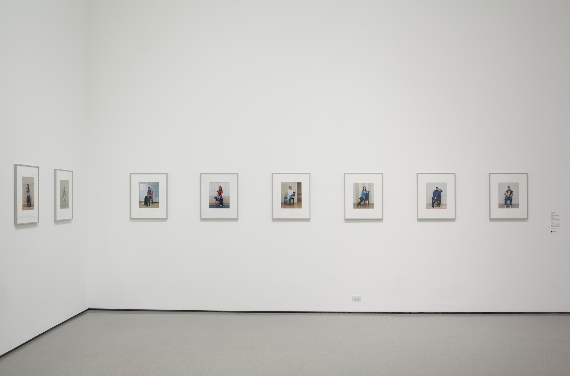 Installation view of the exhibition "Scenes for a New Heritage ...