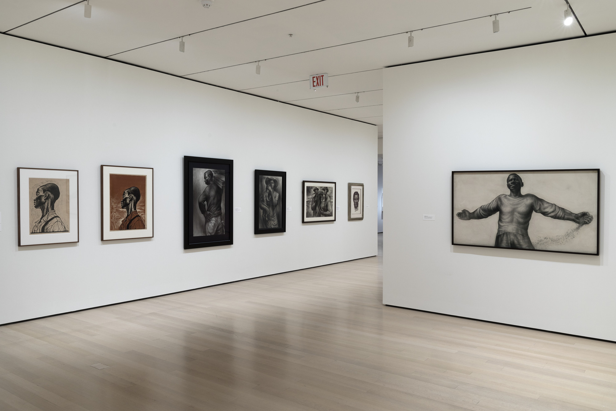 Installation view of the exhibition "Charles White: A Retrospective" | MoMA