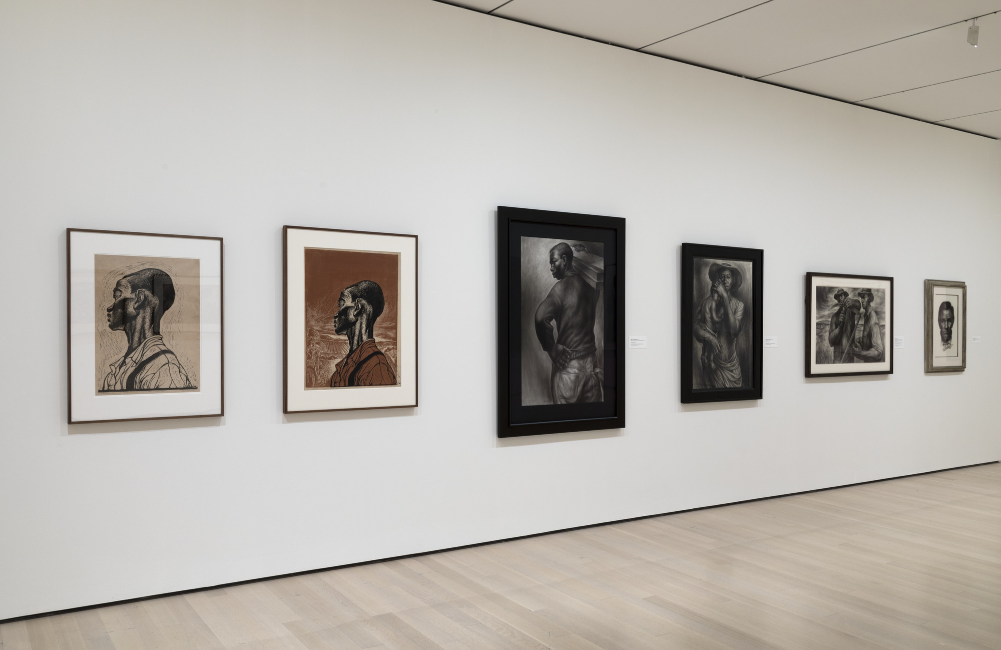 Installation view of the exhibition "Charles White: A Retrospective" | MoMA