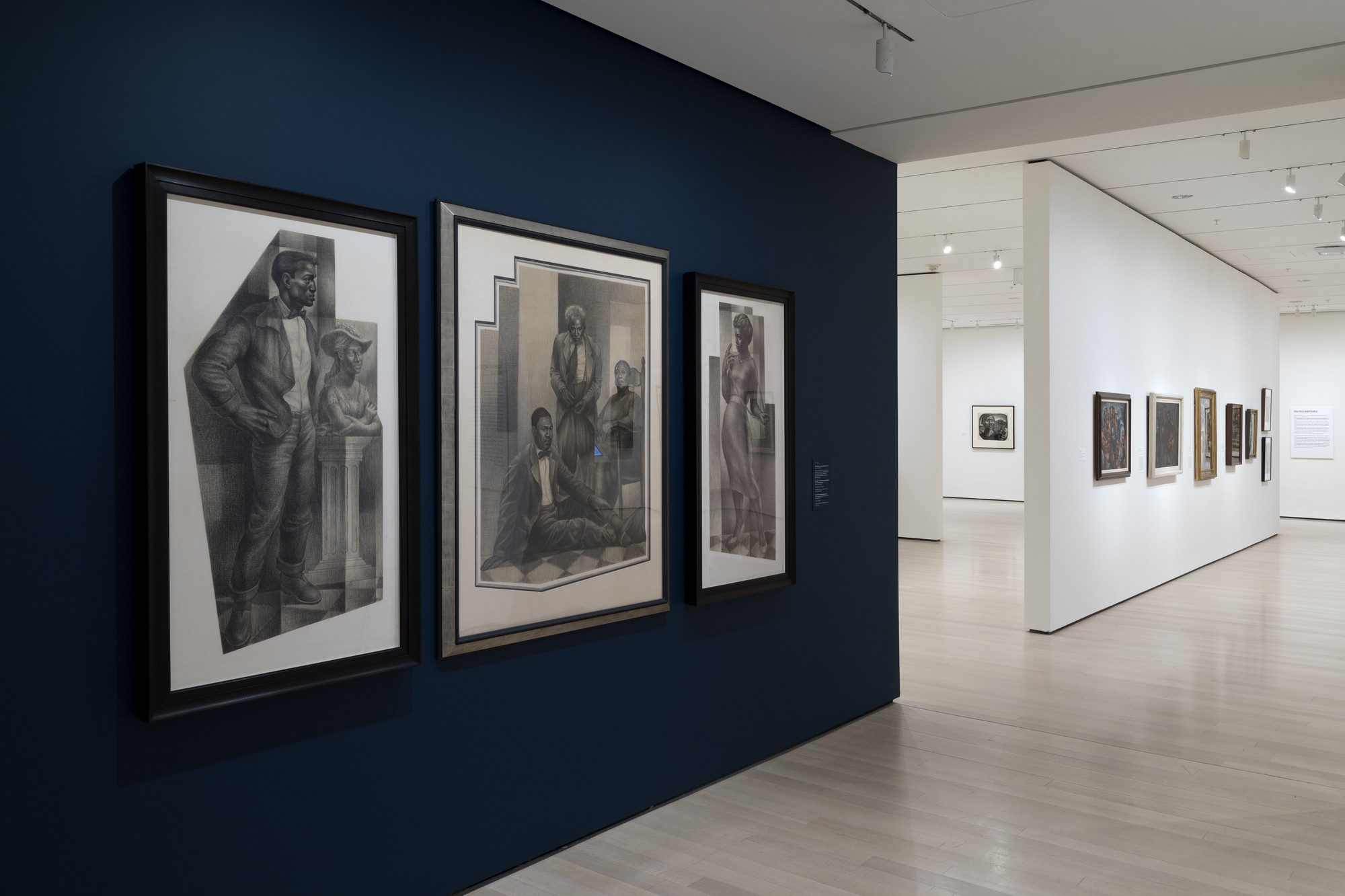 Installation view of the exhibition "Charles White: A Retrospective" | MoMA