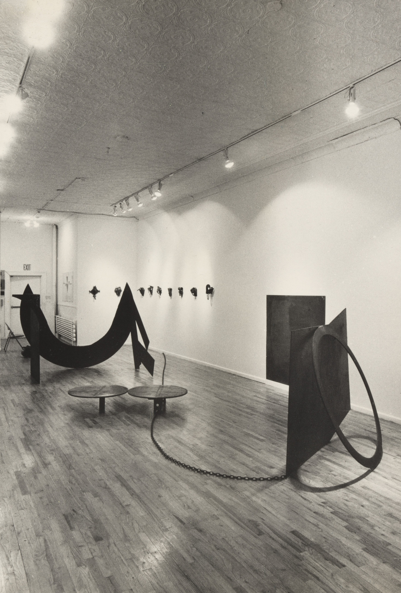 Installation view of "Homage to the Poet Leon Gontran Damas" (1978) and ...