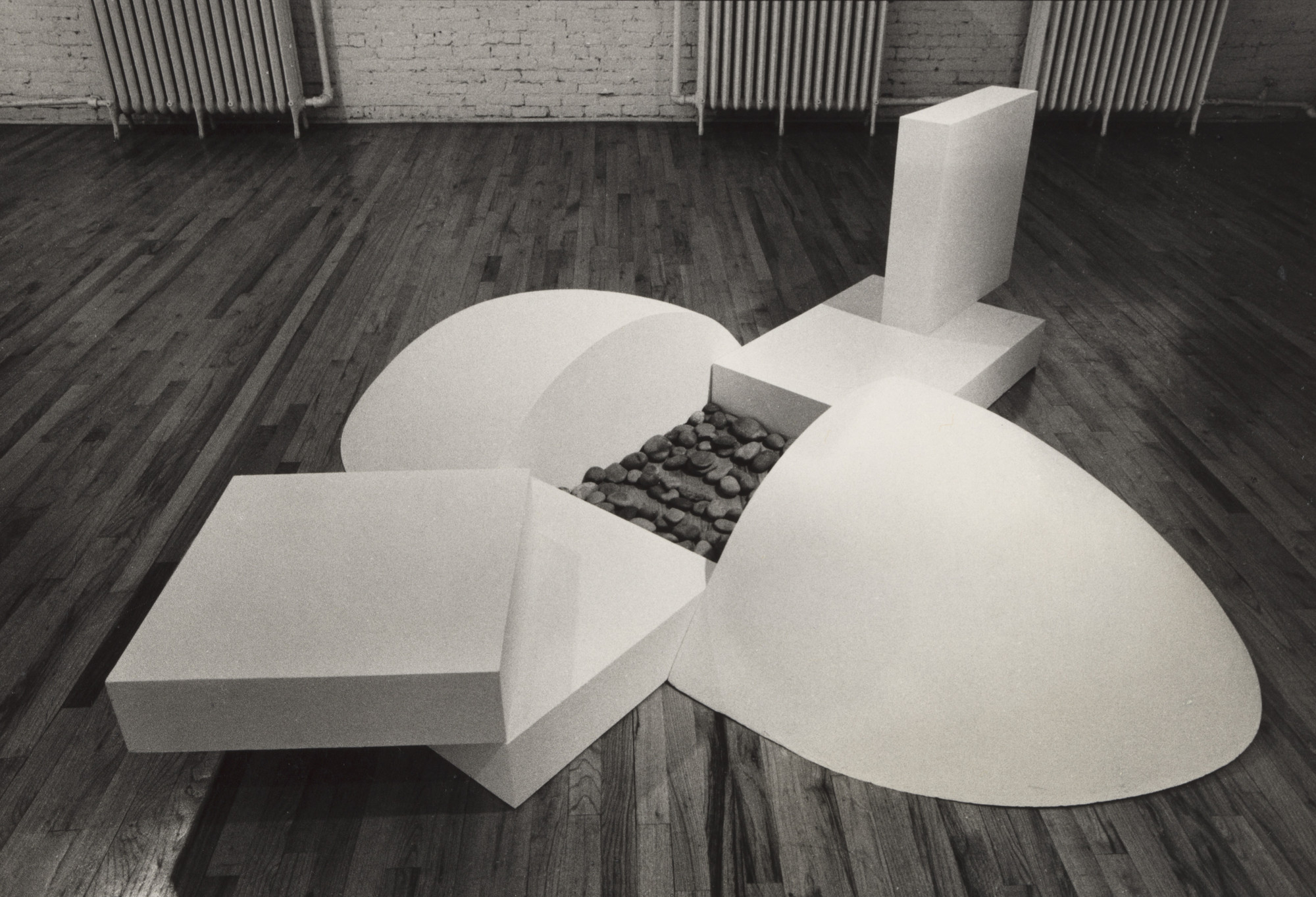 Installation view of "Gift" by Tyrone Mitchell in the P.S. 1 exhibition "Afro-American ...