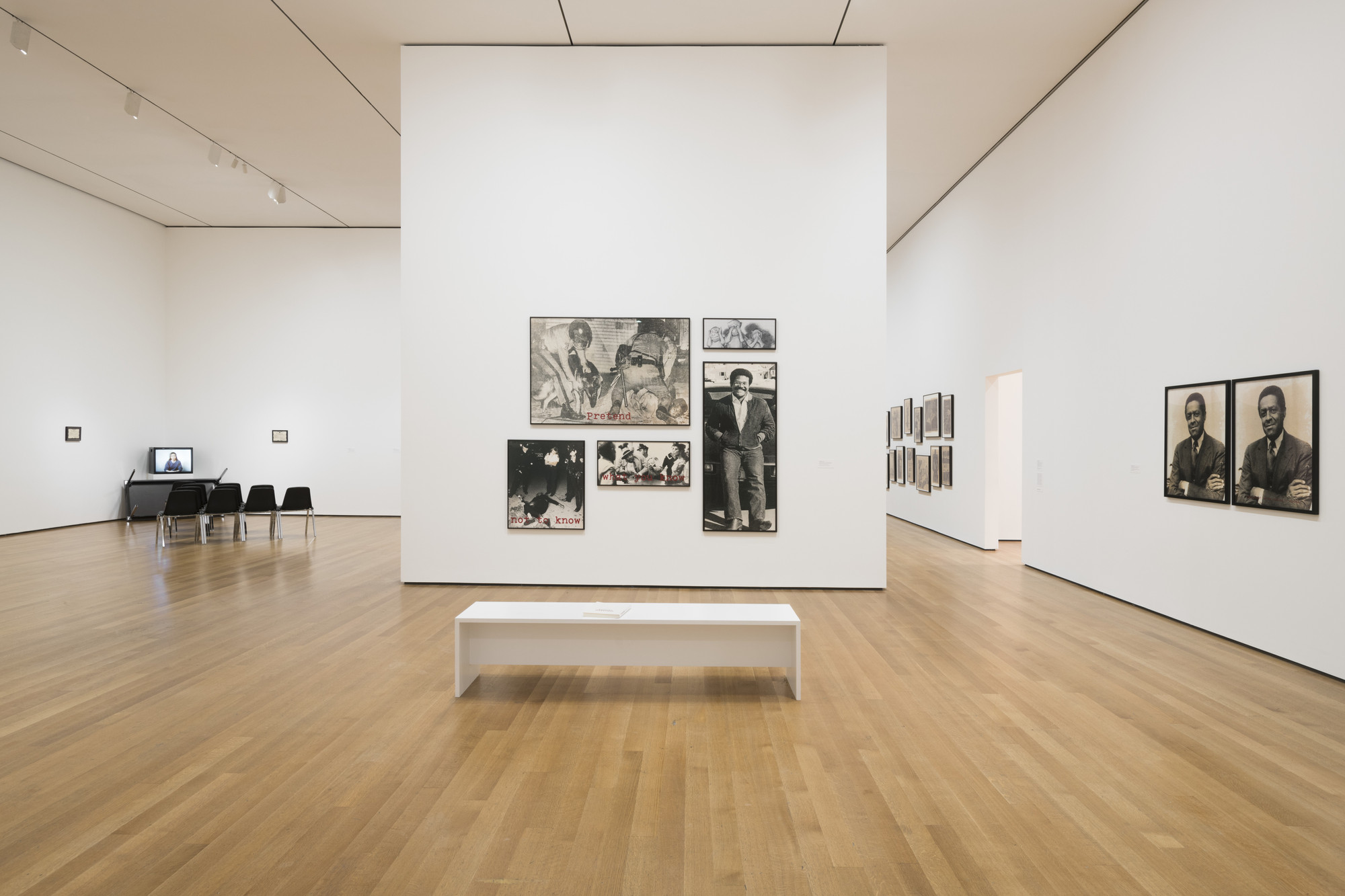 Installation view of the exhibition "Adrian Piper: A Synthesis of ...