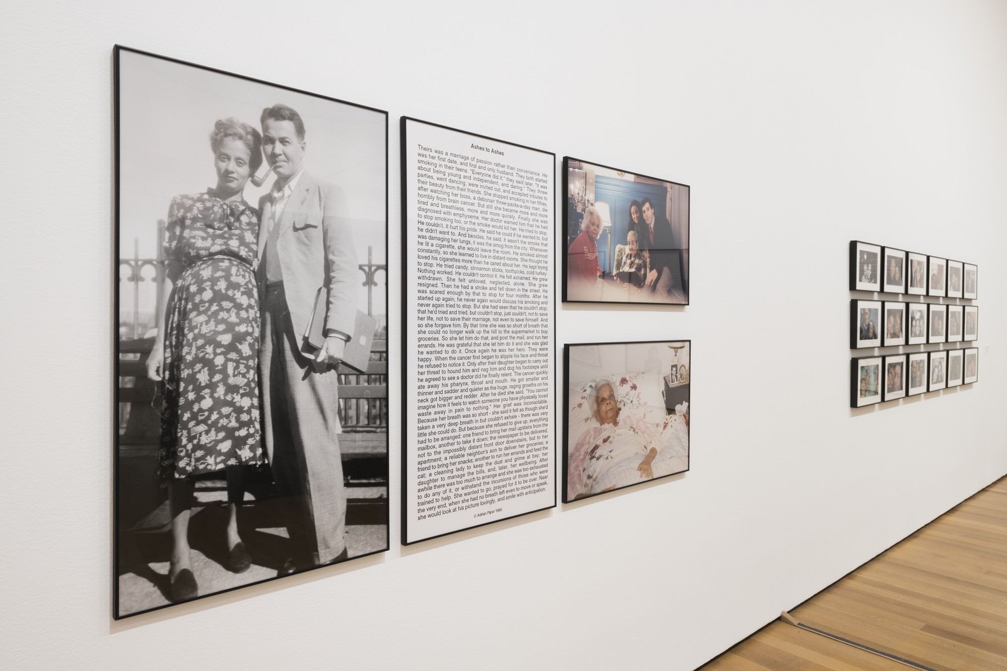 Installation view of the exhibition "Adrian Piper: A Synthesis of ...