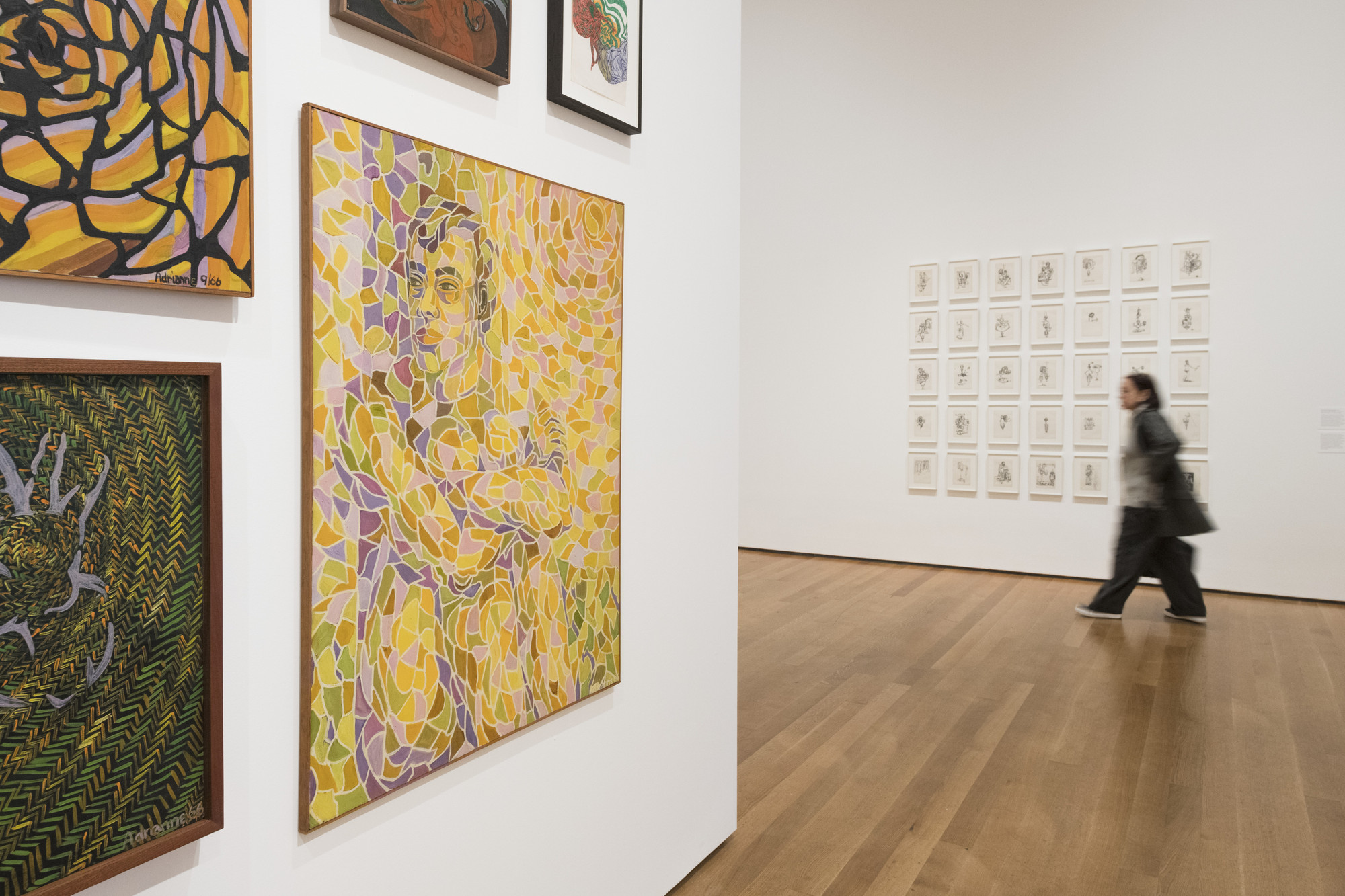 Installation view of the exhibition "Adrian Piper: A Synthesis of ...