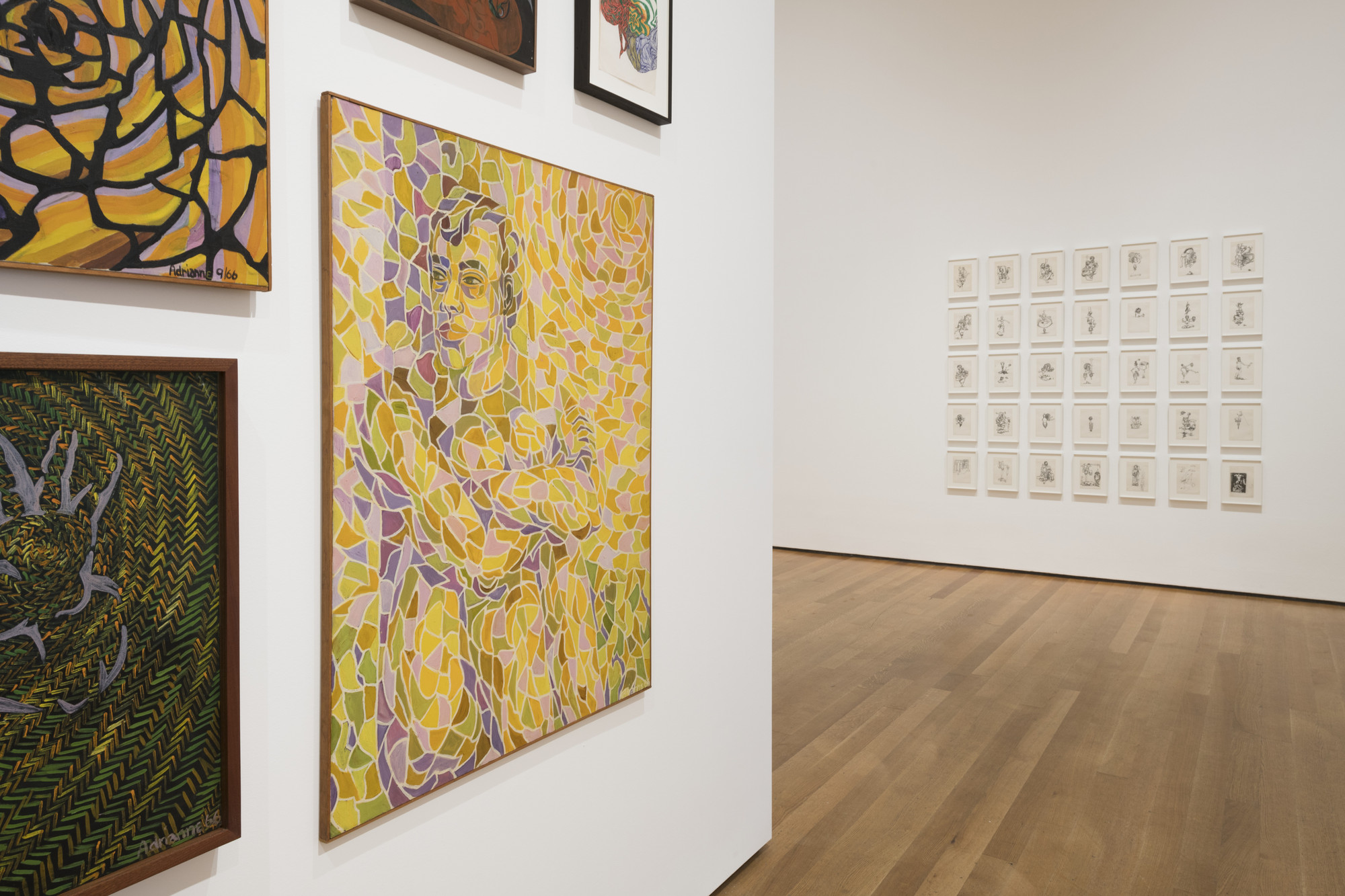 Installation view of the exhibition "Adrian Piper: A Synthesis of ...