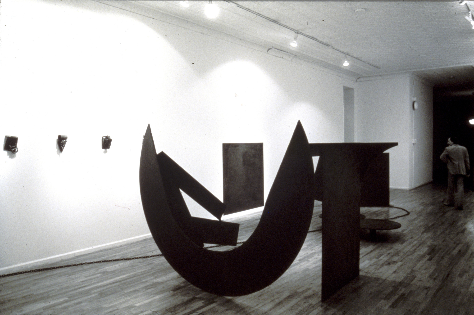 Installation view of "Homage to the Poet Leon Gontran Damas" (1978) and ...