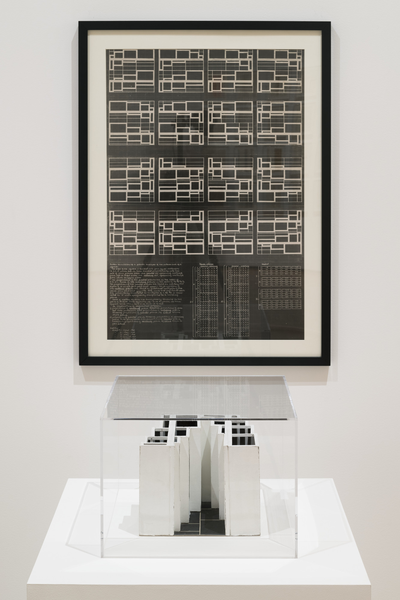 Installation view of the exhibition "Adrian Piper: A Synthesis of ...