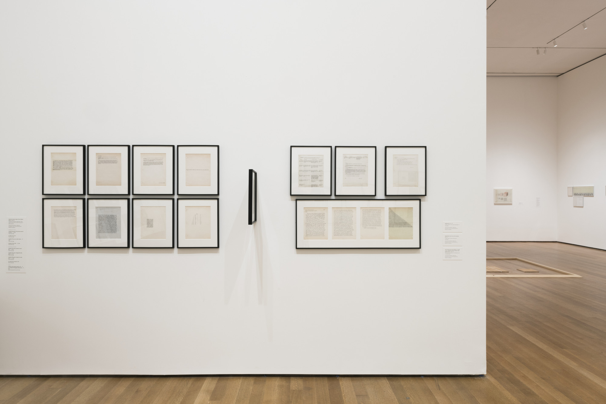 Installation view of the exhibition "Adrian Piper: A Synthesis of ...
