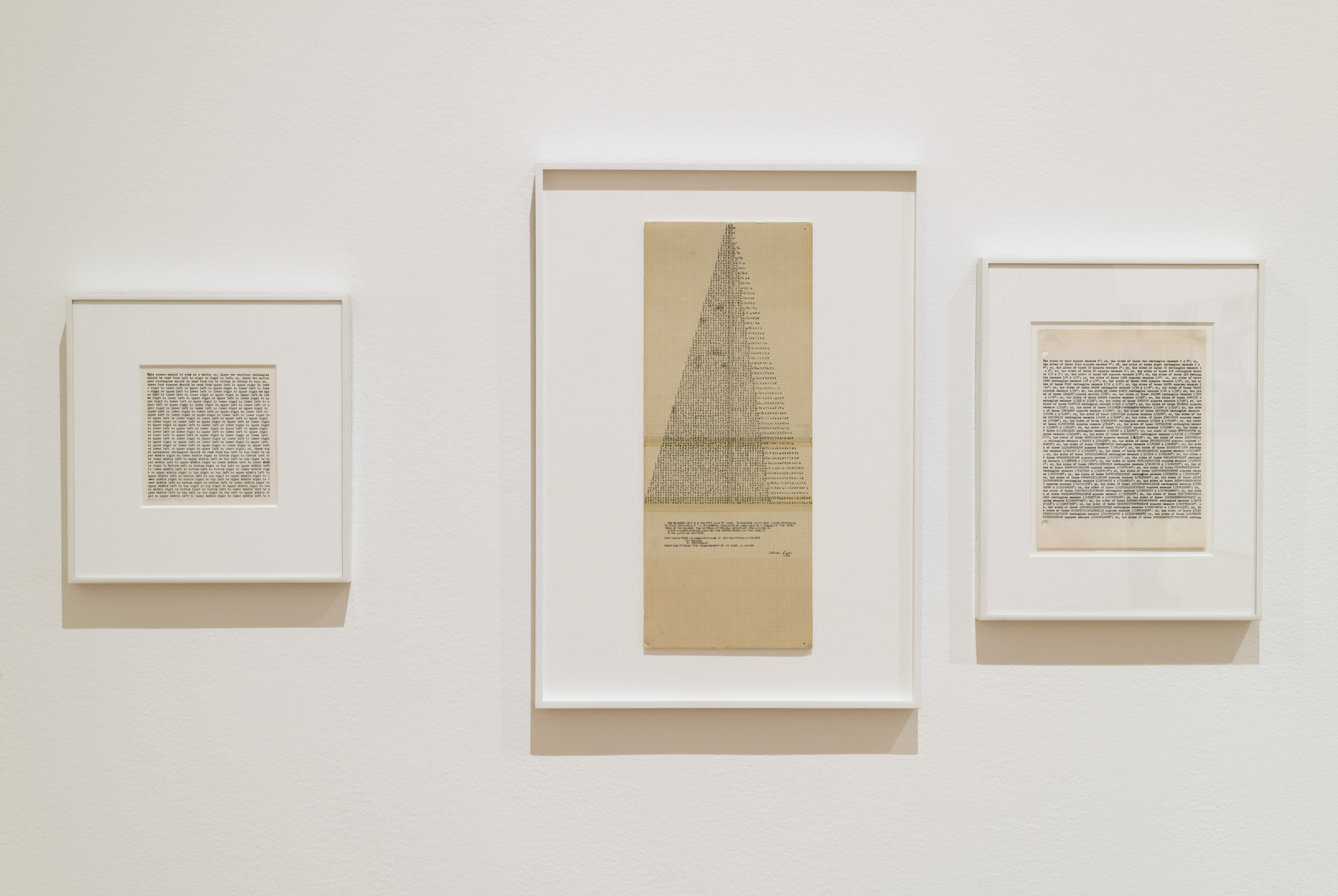 Installation view of the exhibition "Adrian Piper: A Synthesis of ...