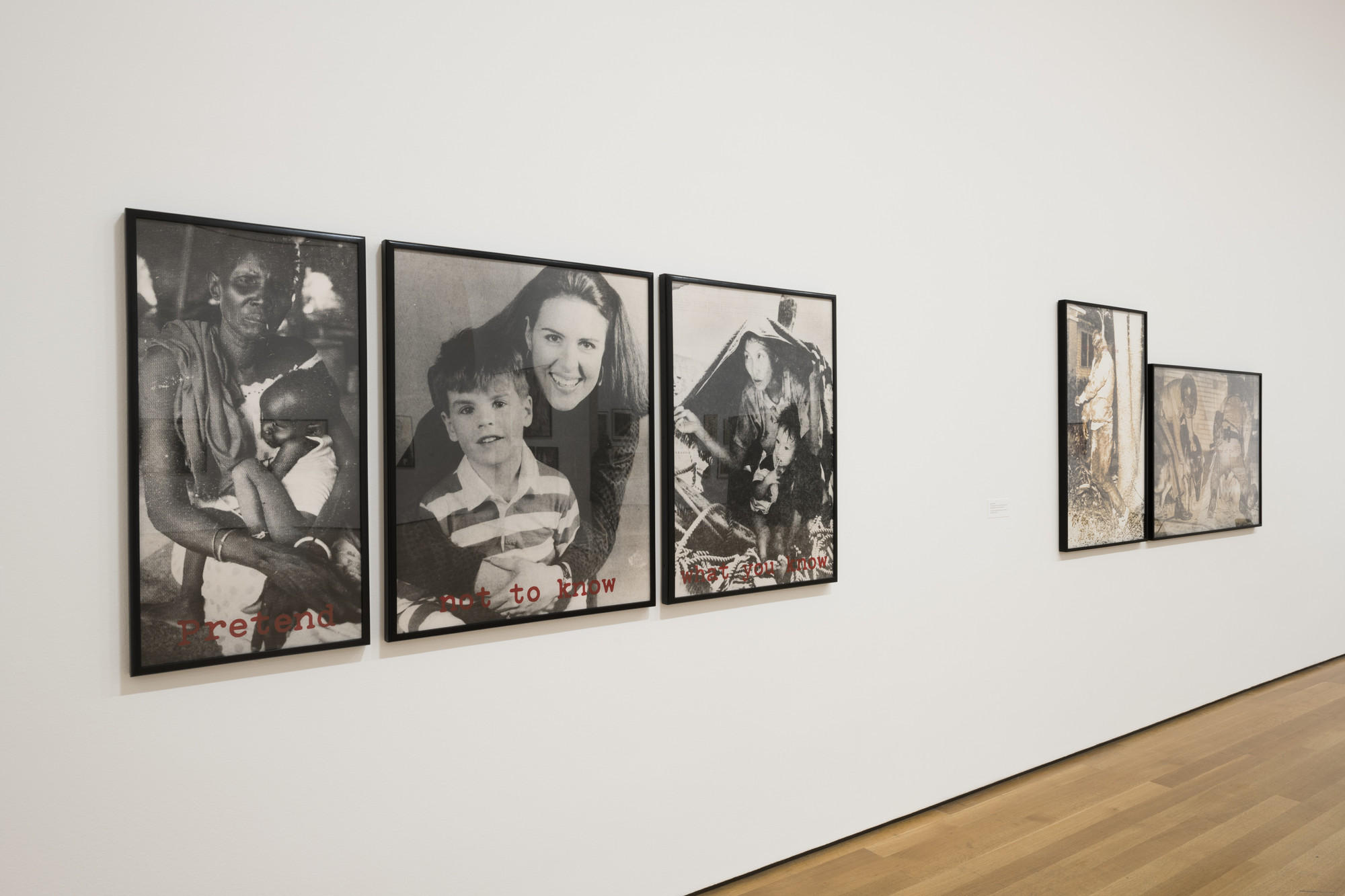 Installation view of the exhibition "Adrian Piper: A Synthesis of ...