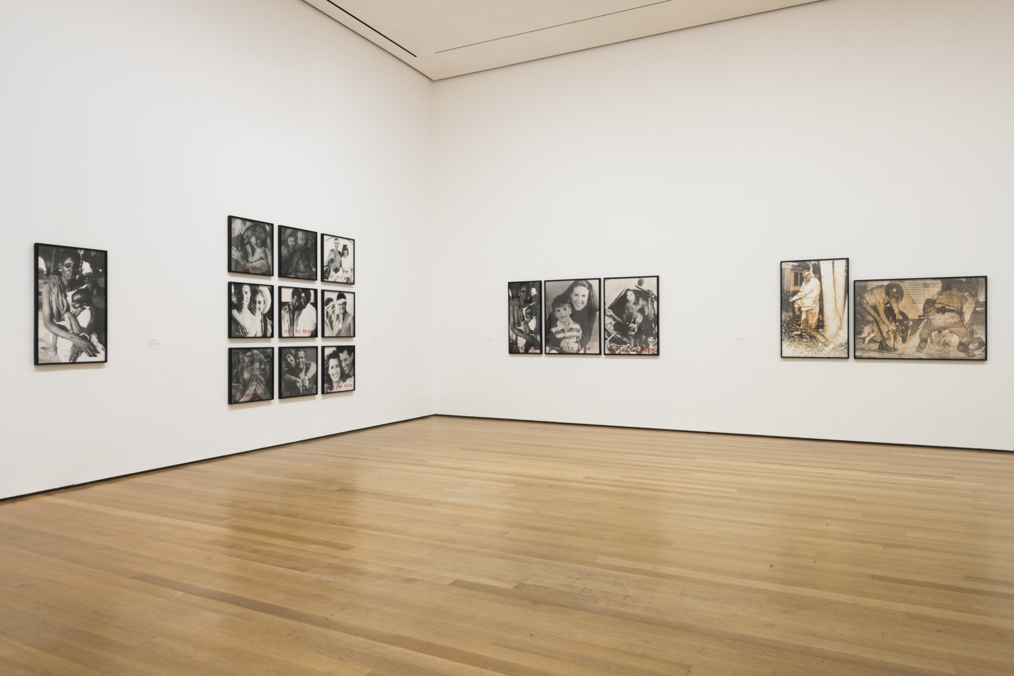 Installation view of the exhibition "Adrian Piper: A Synthesis of ...
