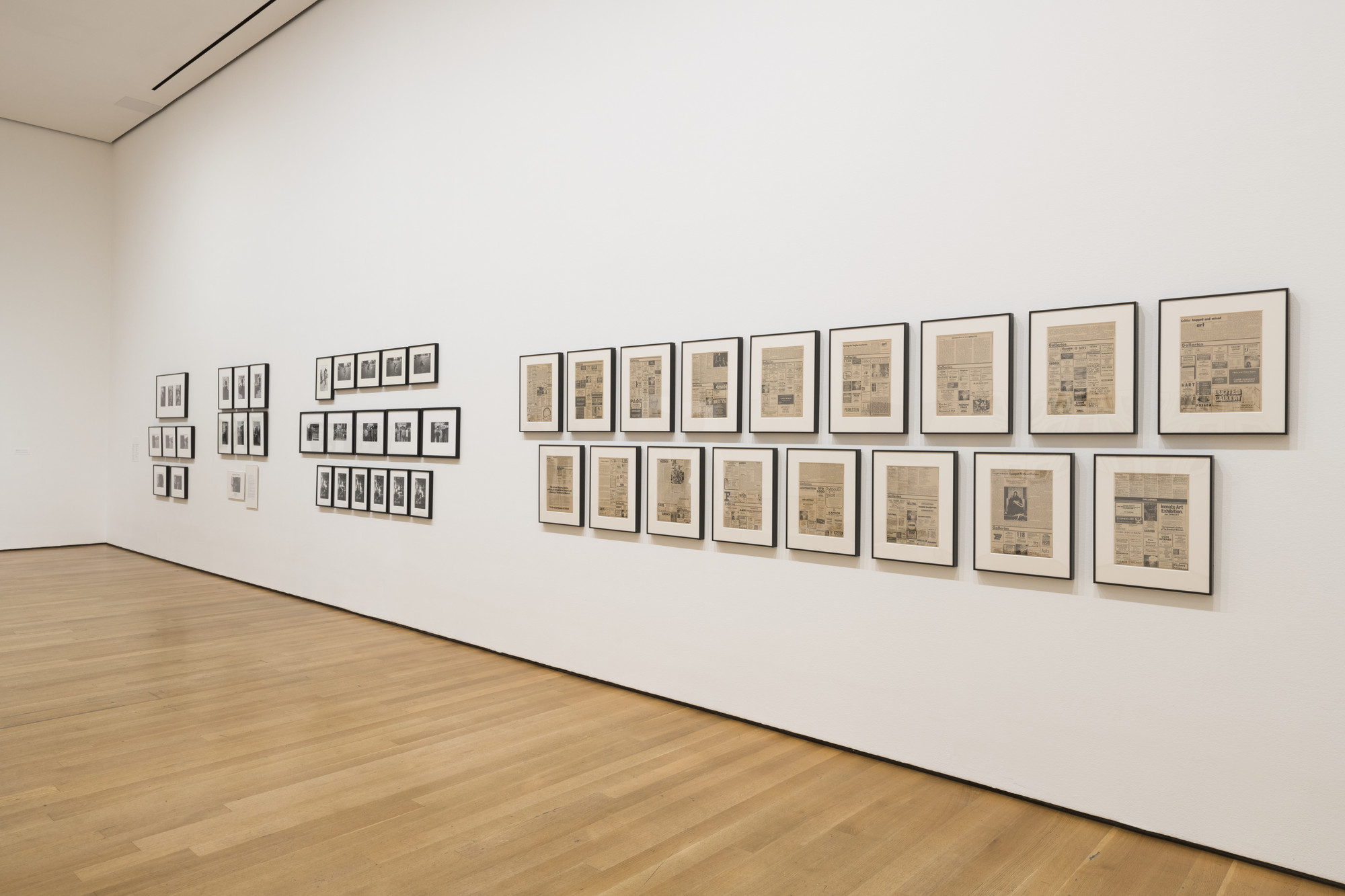 Installation view of the exhibition "Adrian Piper: A Synthesis of ...