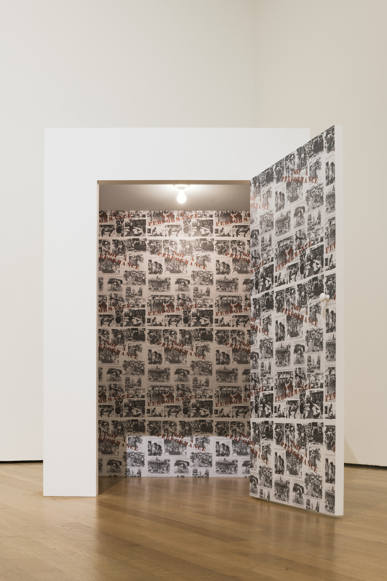 Installation view of the exhibition "Adrian Piper: A Synthesis of ...