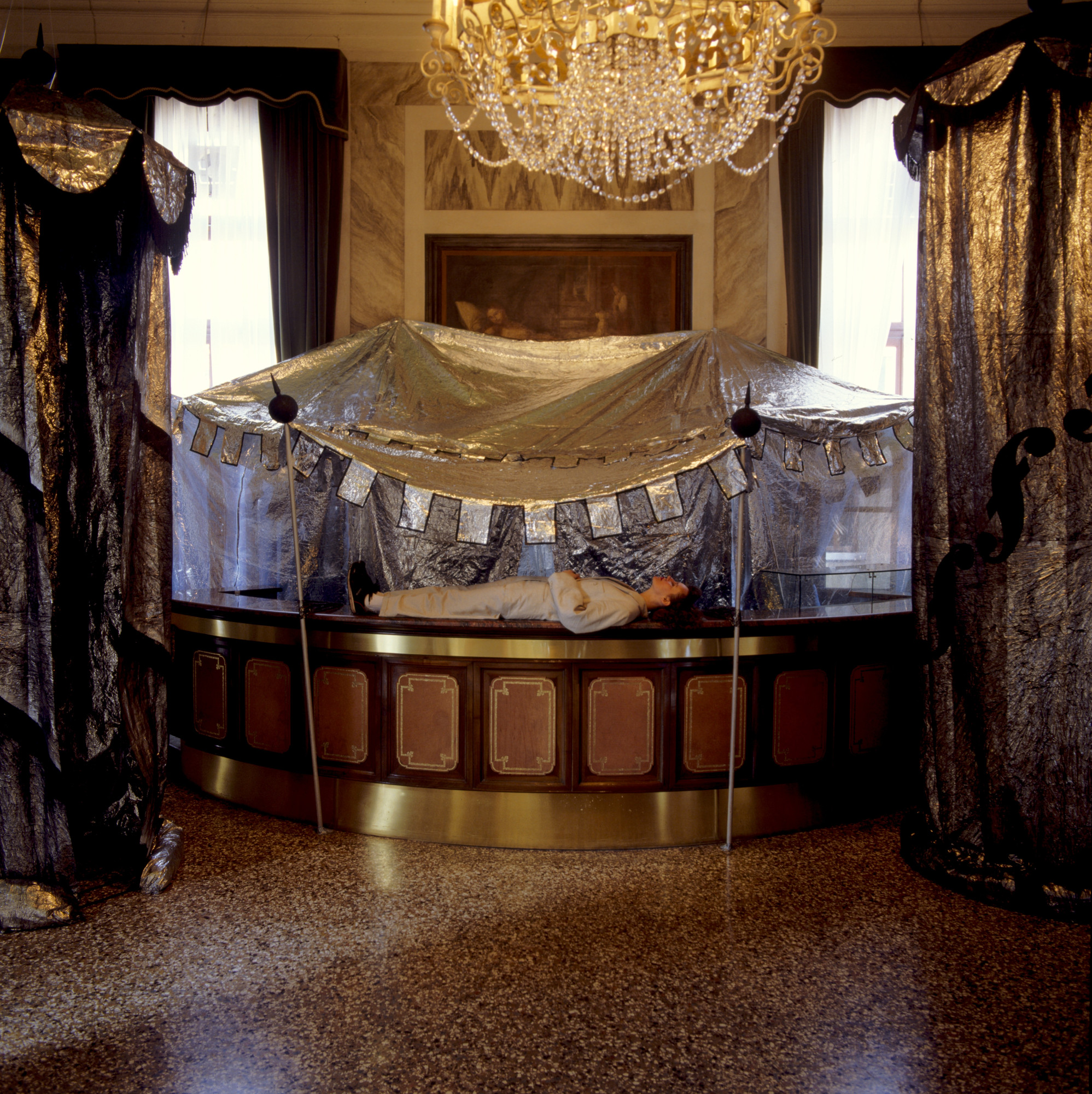 Installation view of Maura Sheehan’s work in the exhibition "Casinò ...