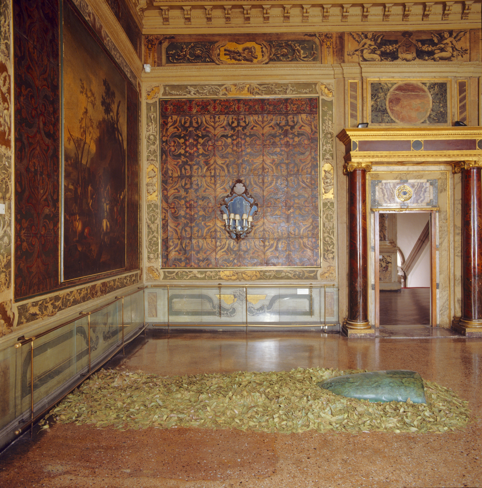 Installation view of Giuseppe Penone’s work in the exhibition "Casinò ...