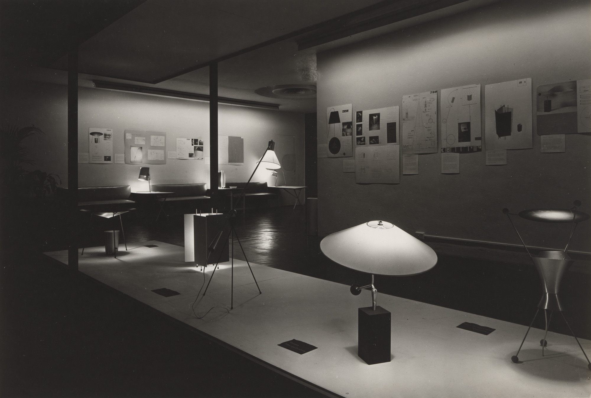 Installation view of the the exhibition "New Lamps" | MoMA