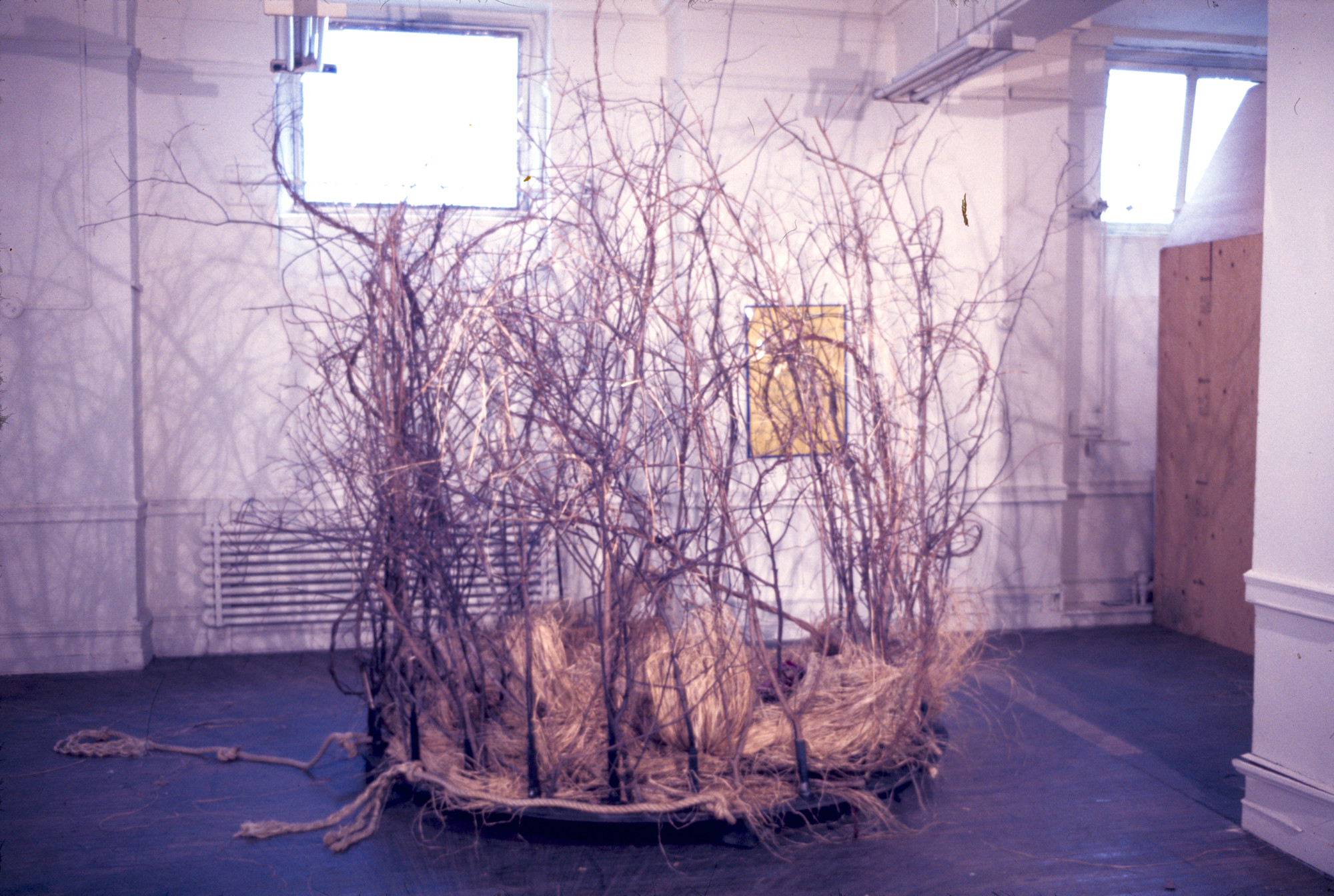 Installation view of work by Tosh Carrillo in the exhibition "Artists ...