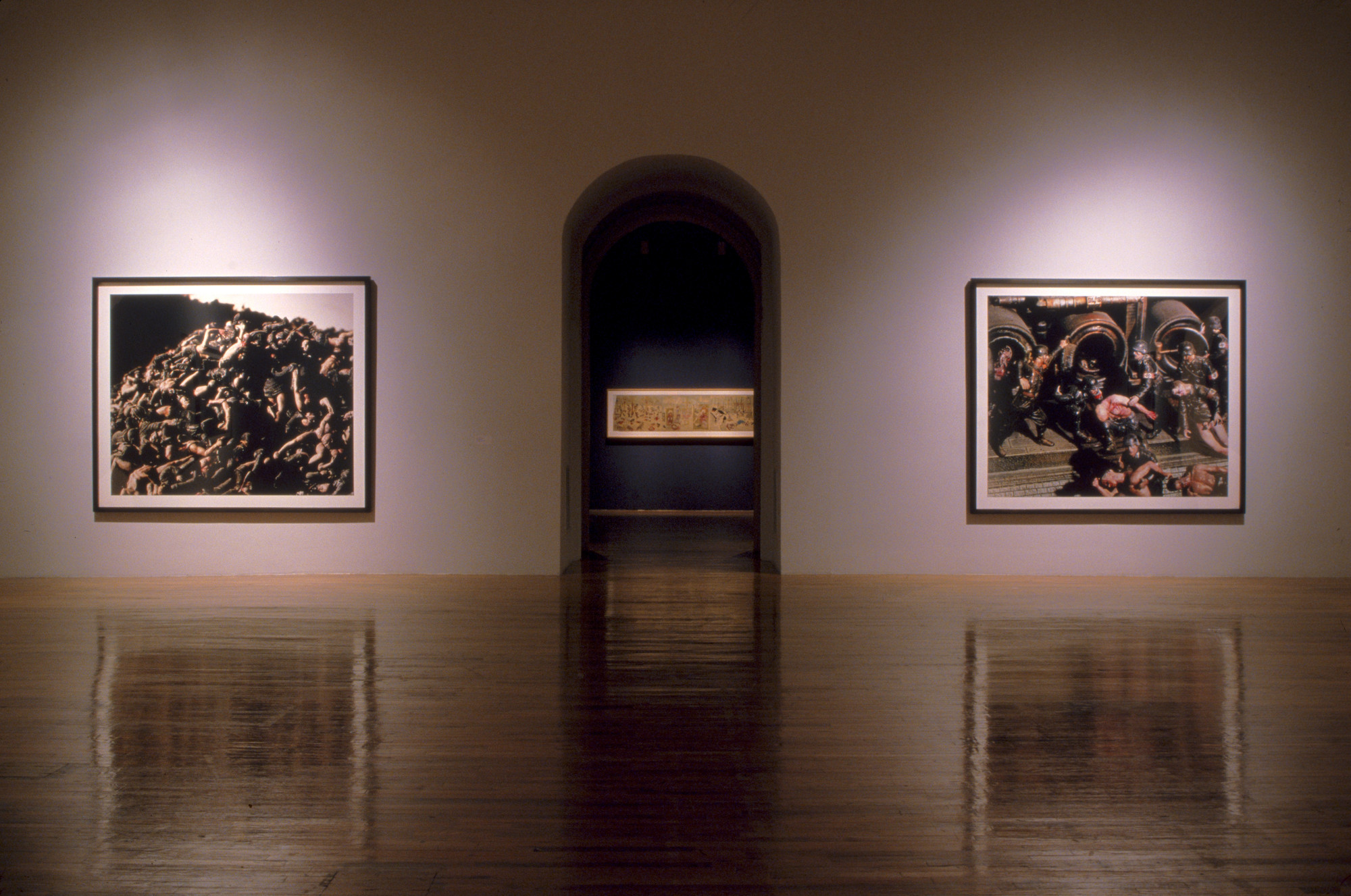 Installation view of the P.S. 1 exhibition, "Disasters of War ...