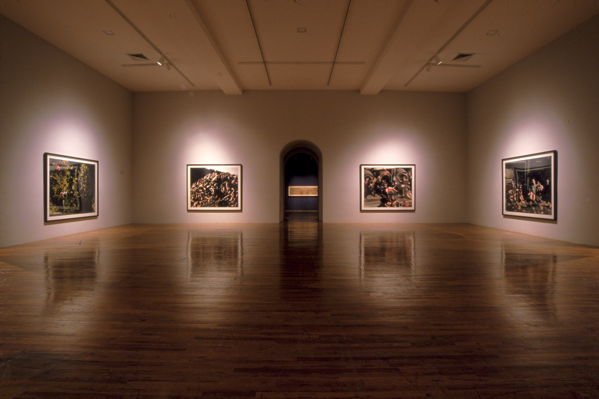 Installation view of the P.S. 1 exhibition, "Disasters of War ...