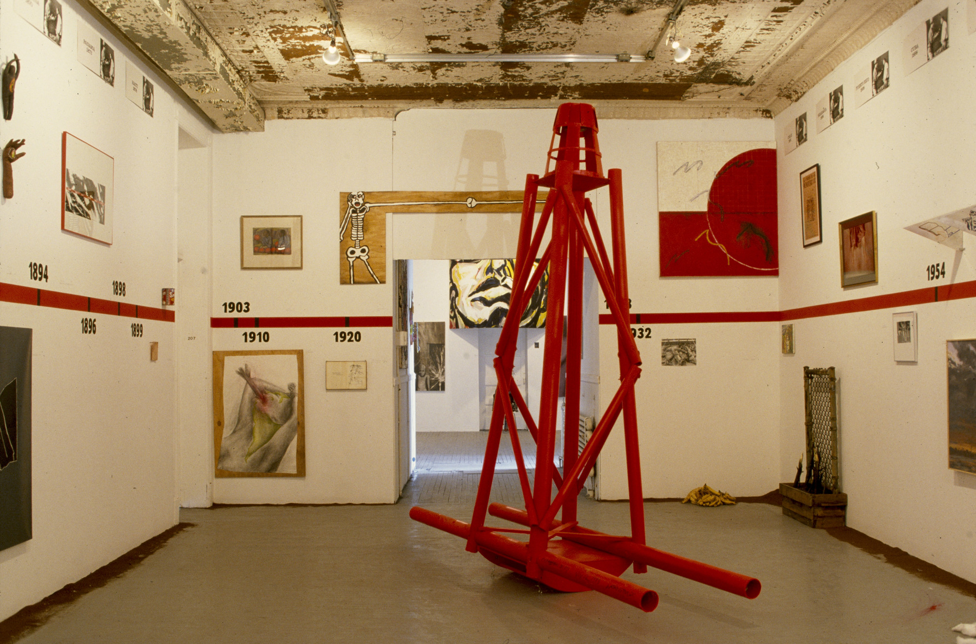 Installation view of the P.S. 1 exhibition "Timeline: The Chronicle of ...