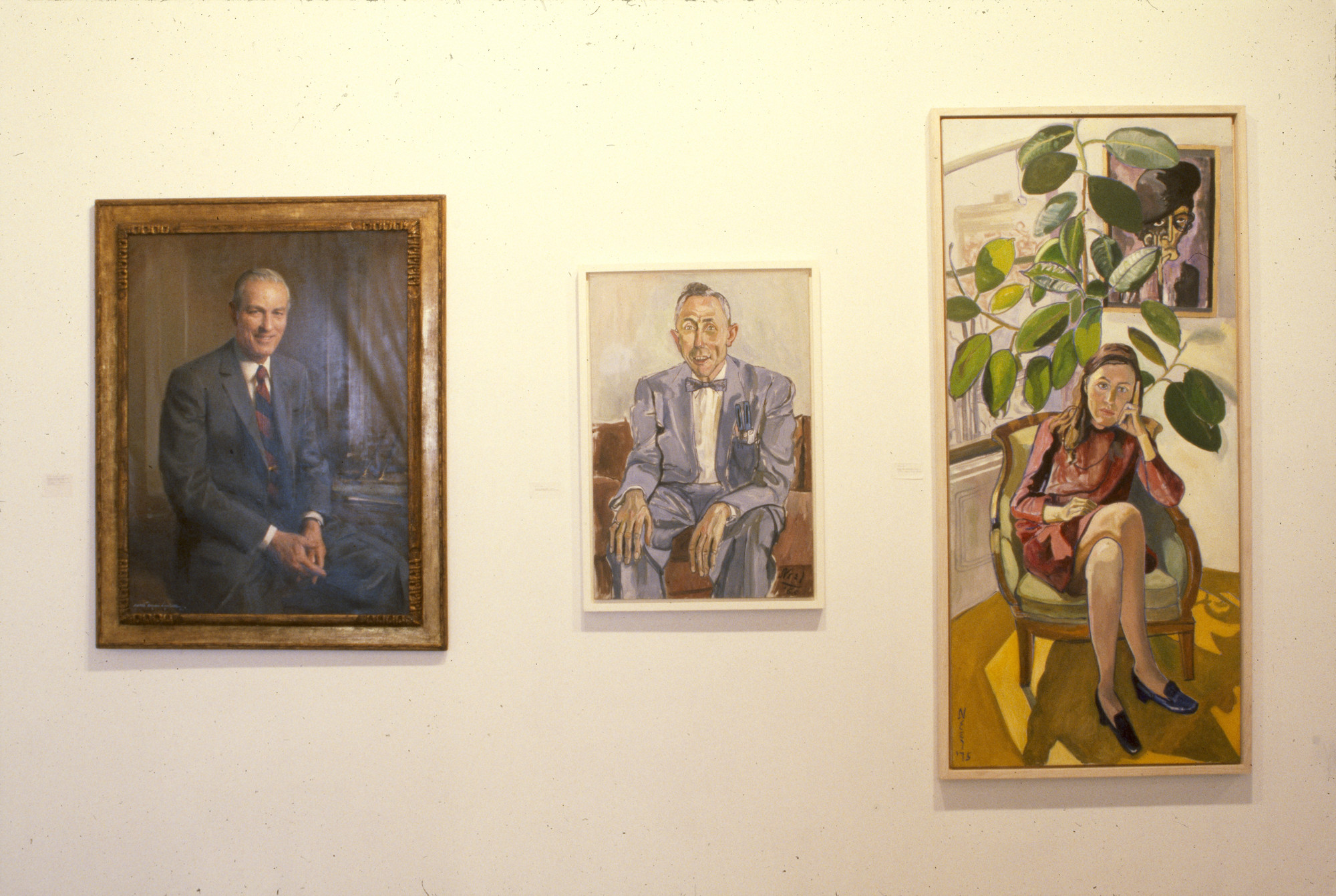 Installation view of the P.S. 1 exhibition "The New Portrait" | MoMA