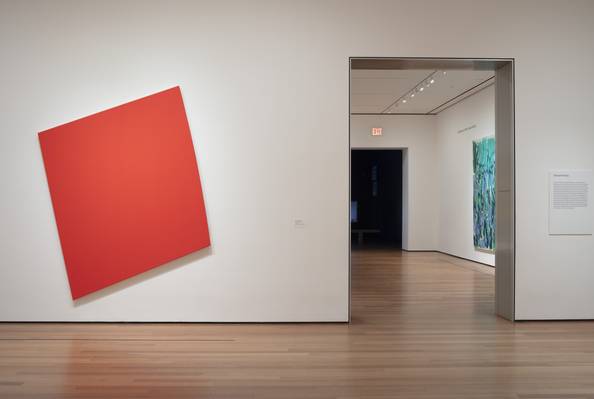 Ellsworth Kelly. Red-Orange Panel with Curve. 1993 | MoMA