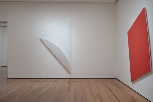 Ellsworth Kelly. Red-Orange Panel with Curve. 1993 | MoMA