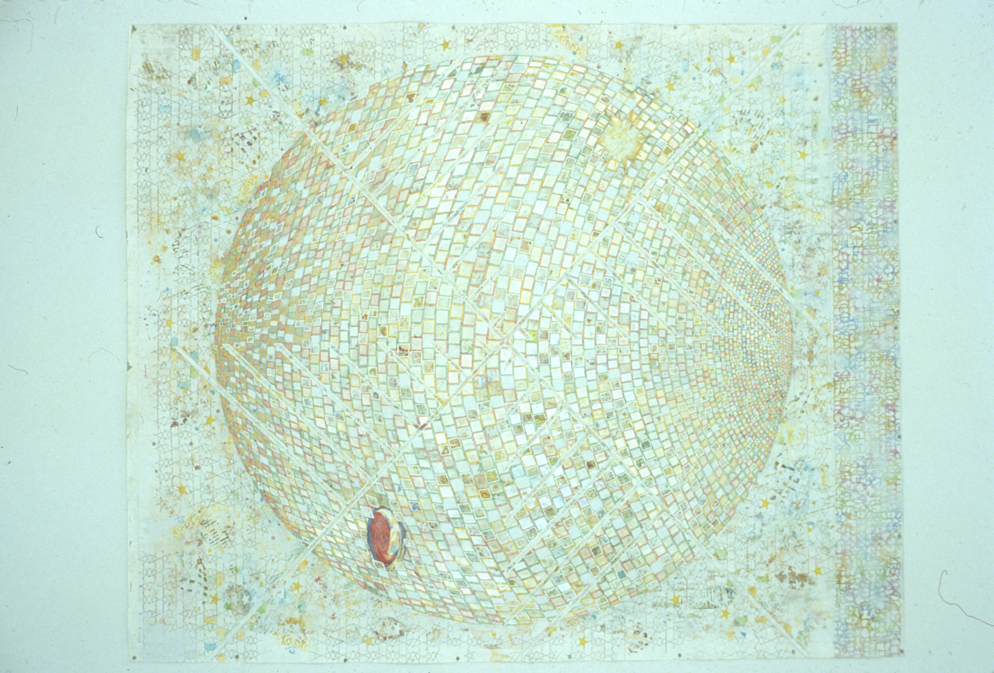 Installation view of "Untitled" by Sam Gordon in the P.S. 1 exhibition ...