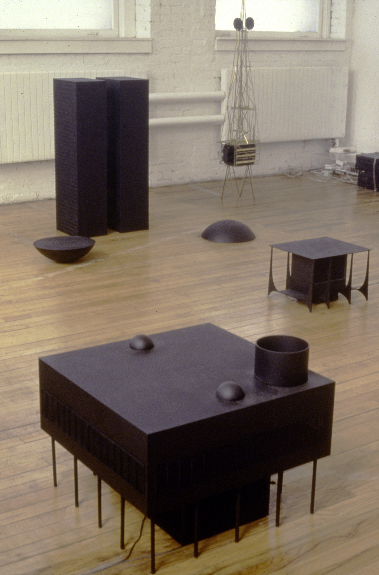 Installation view of work by Jude Tallichet in the P.S. 1 exhibition ...