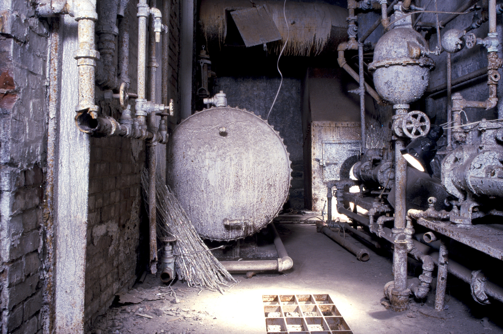 Installation view of "Haystacks" by Jennifer Cho in the P.S. 1 ...