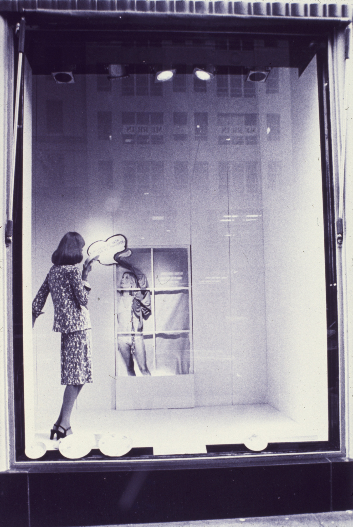 Installation view of the exhibition "Lynn Hershman: 25 Windows, a ...