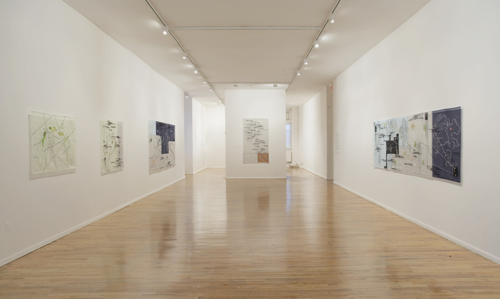 Installation view of the P.S. 1 exhibition "Jessica Rankin: The Measure ...