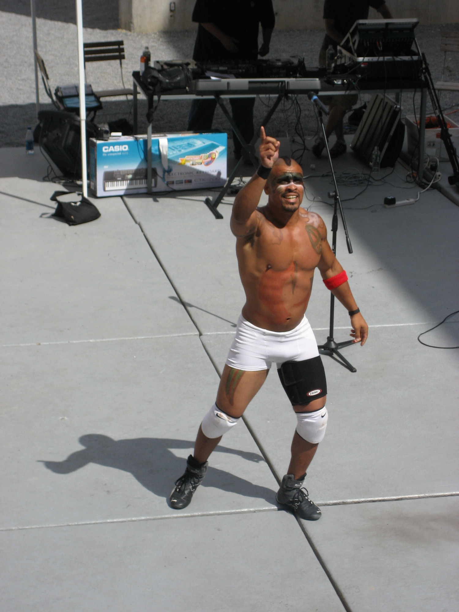 Installation view of a performance by Kalup Linzy in the P.S. 1 ...