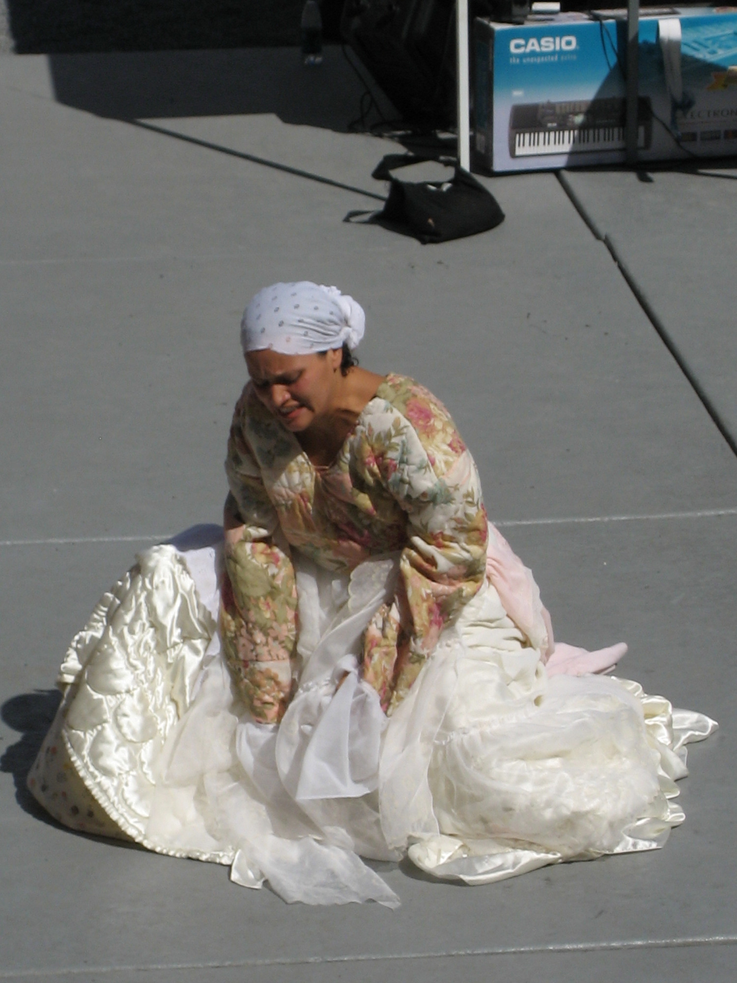 Installation view of a performance by Kalup Linzy in the P.S. 1 ...