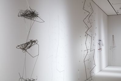 Gego (Gertrud Goldschmidt). Drawing without Paper 84/25 and 84/26. 1987 ...