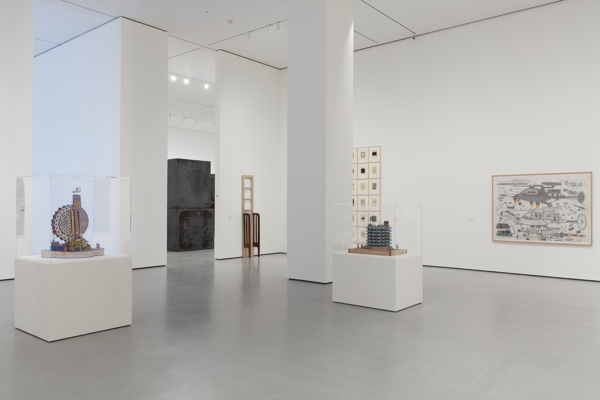 Installation view of the gallery "Inner and Outer Space" in the ...