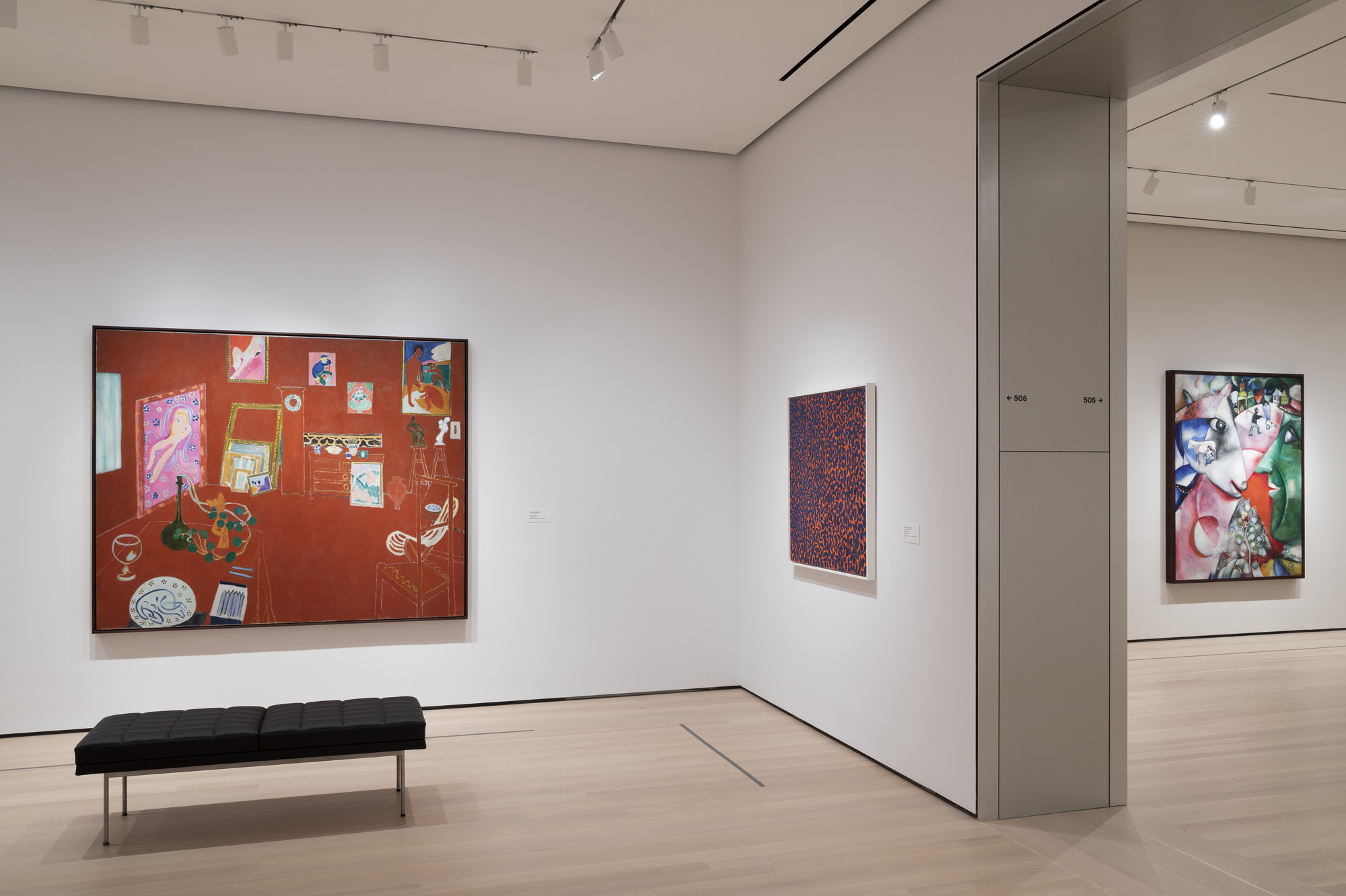 Installation view of the gallery "Henri Matisse" in the exhibition ...