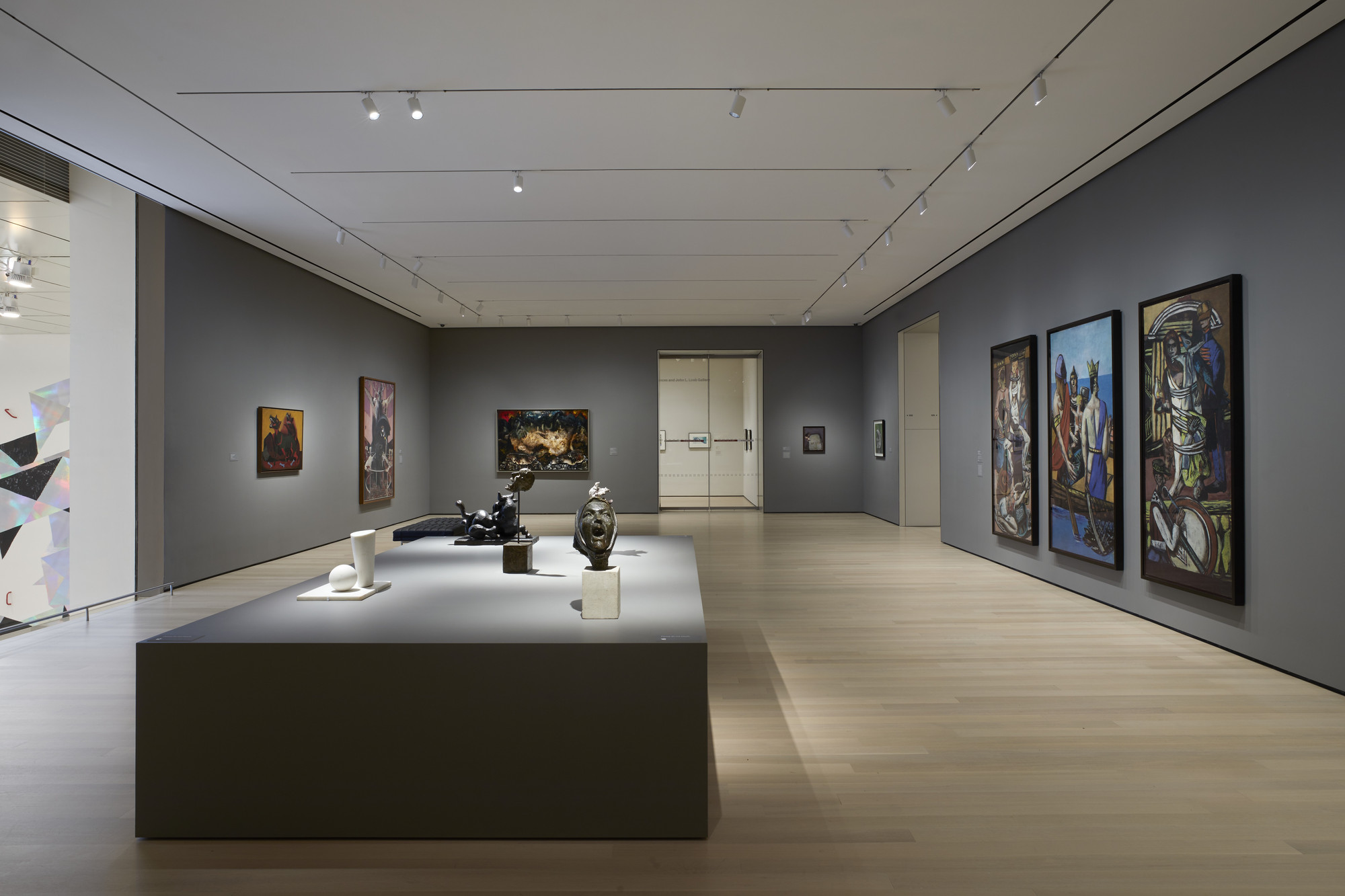 Installation view of the gallery "Responding to War" in the exhibition ...