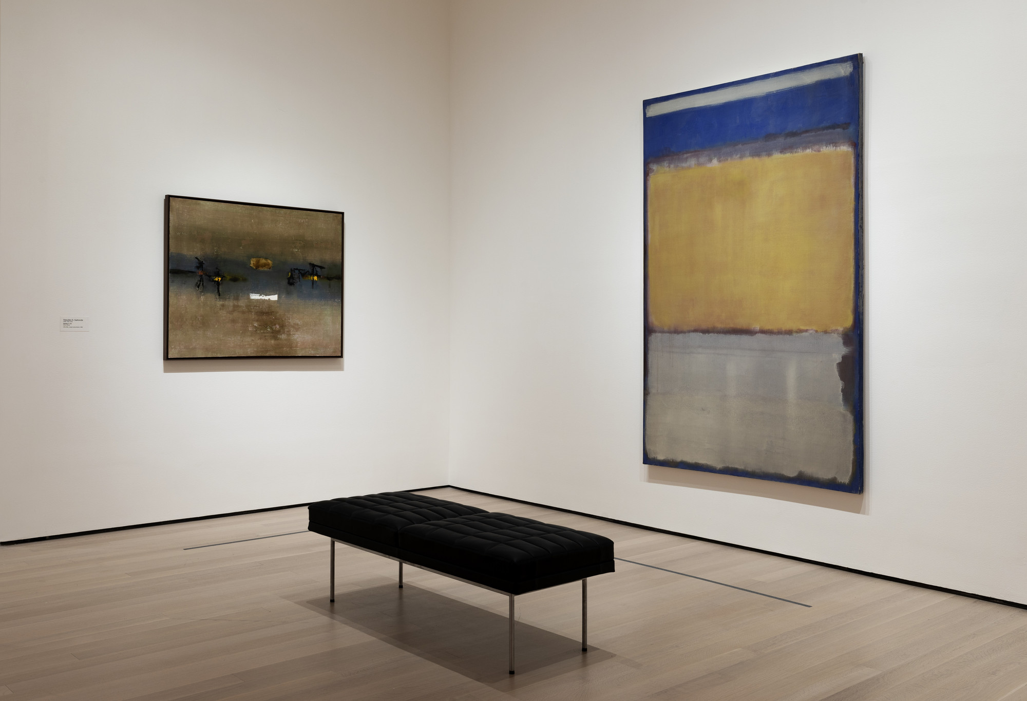 Installation view of the gallery "Planes of Color" in the exhibition ...