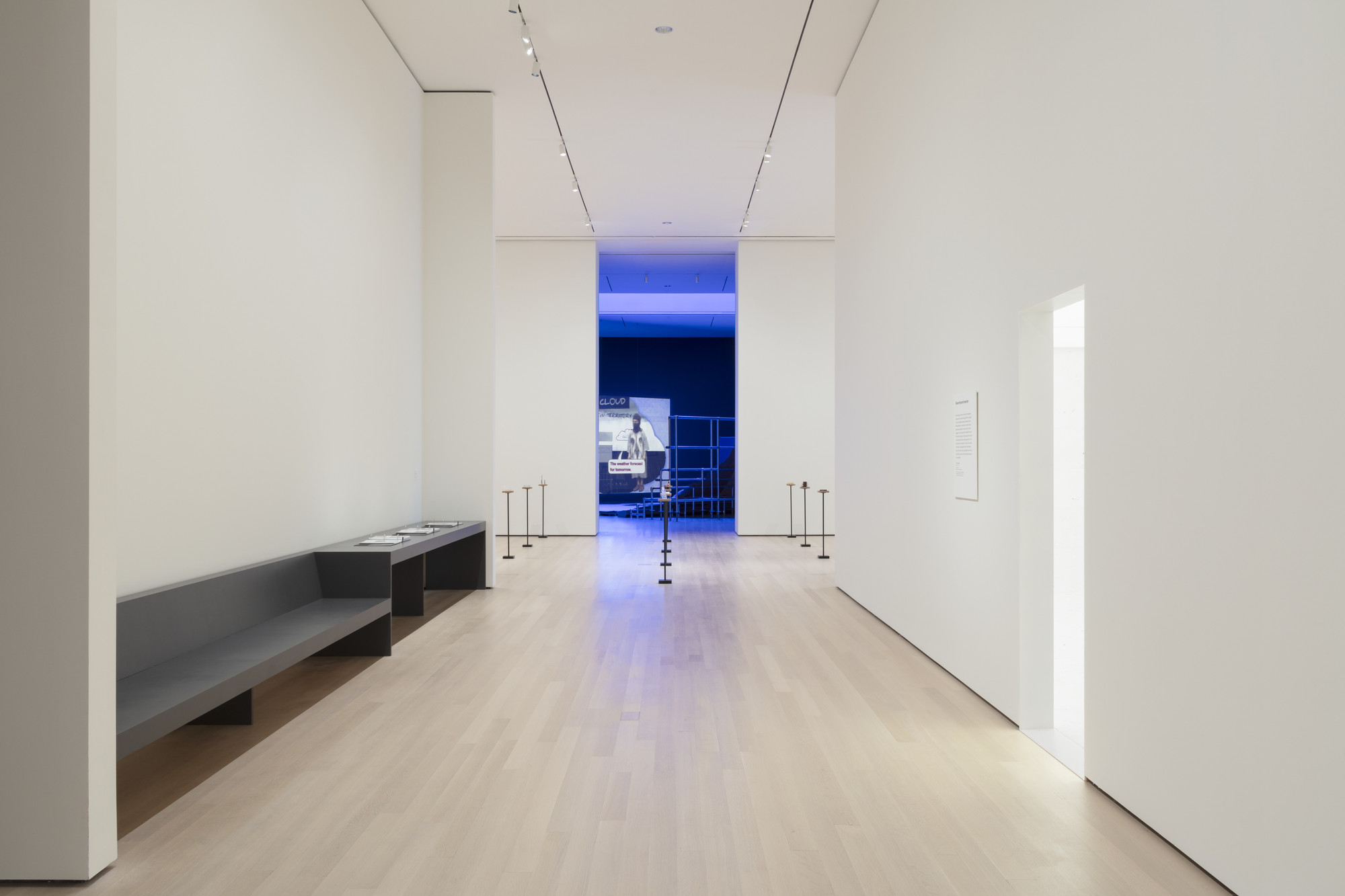 Installation view of the exhibition "Surrounds: 11 Installations" | MoMA