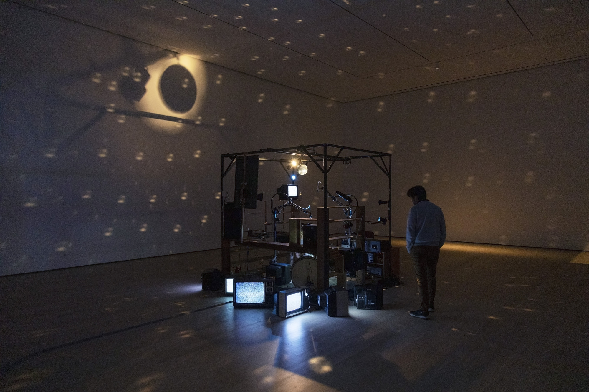 Installation view of the exhibition "Surrounds: 11 Installations" | MoMA