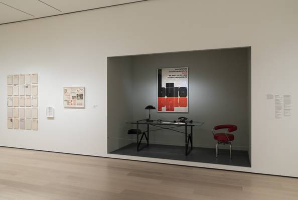 Theo H. Ballmer. Büro (Office) (Poster for a Basel office design ...