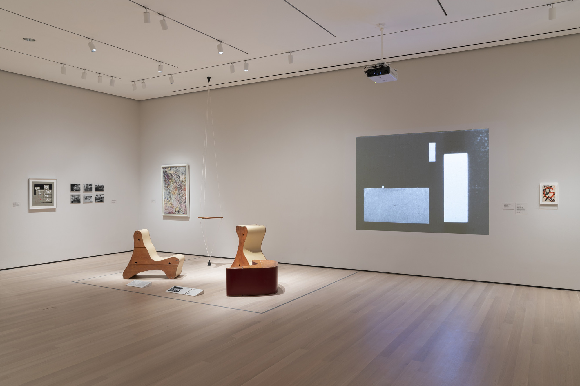 Installation view of the gallery "Architecture for Modern Art" in the ...