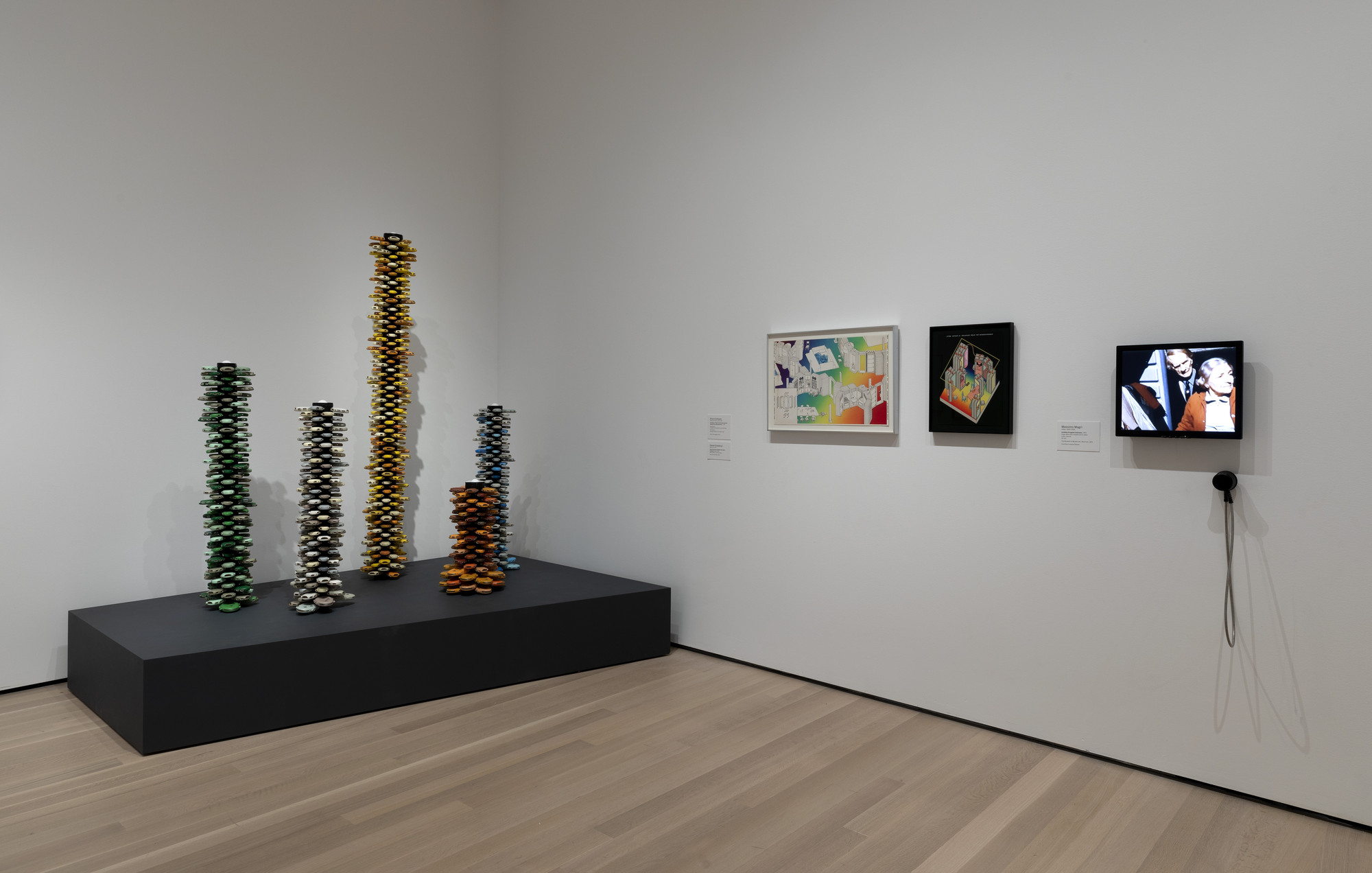 Installation view of the gallery "Architecture Systems" in the ...