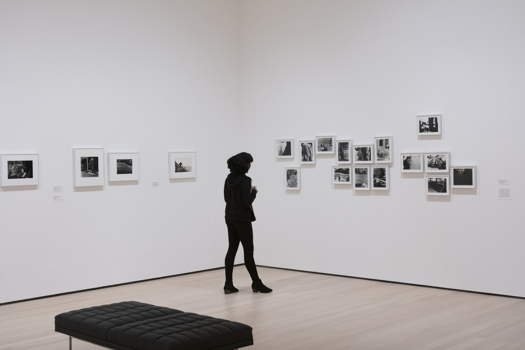 Installation view of the gallery "Four Photographers, Four Places" in ...