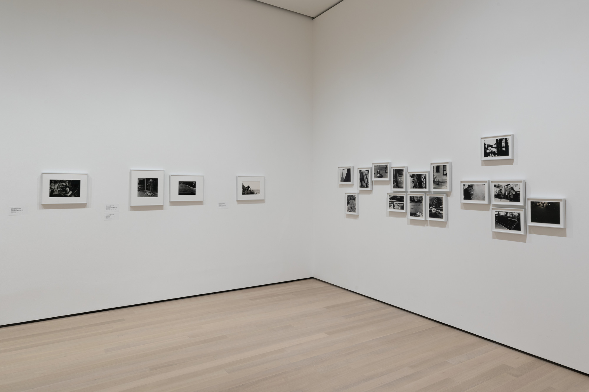 Installation view of the gallery "Four Photographers, Four Places" in ...