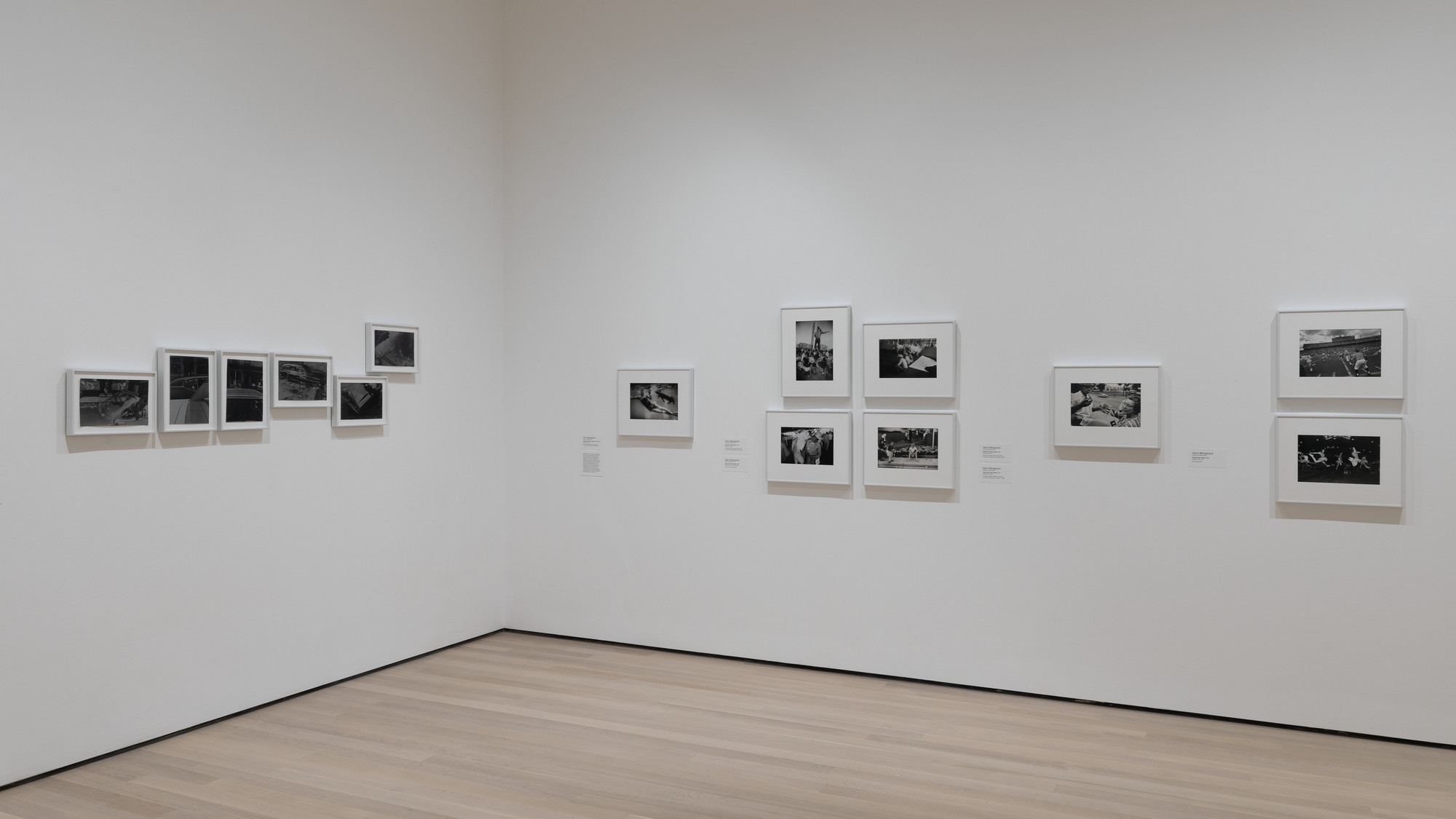 Installation view of the gallery "Four Photographers, Four Places" in ...