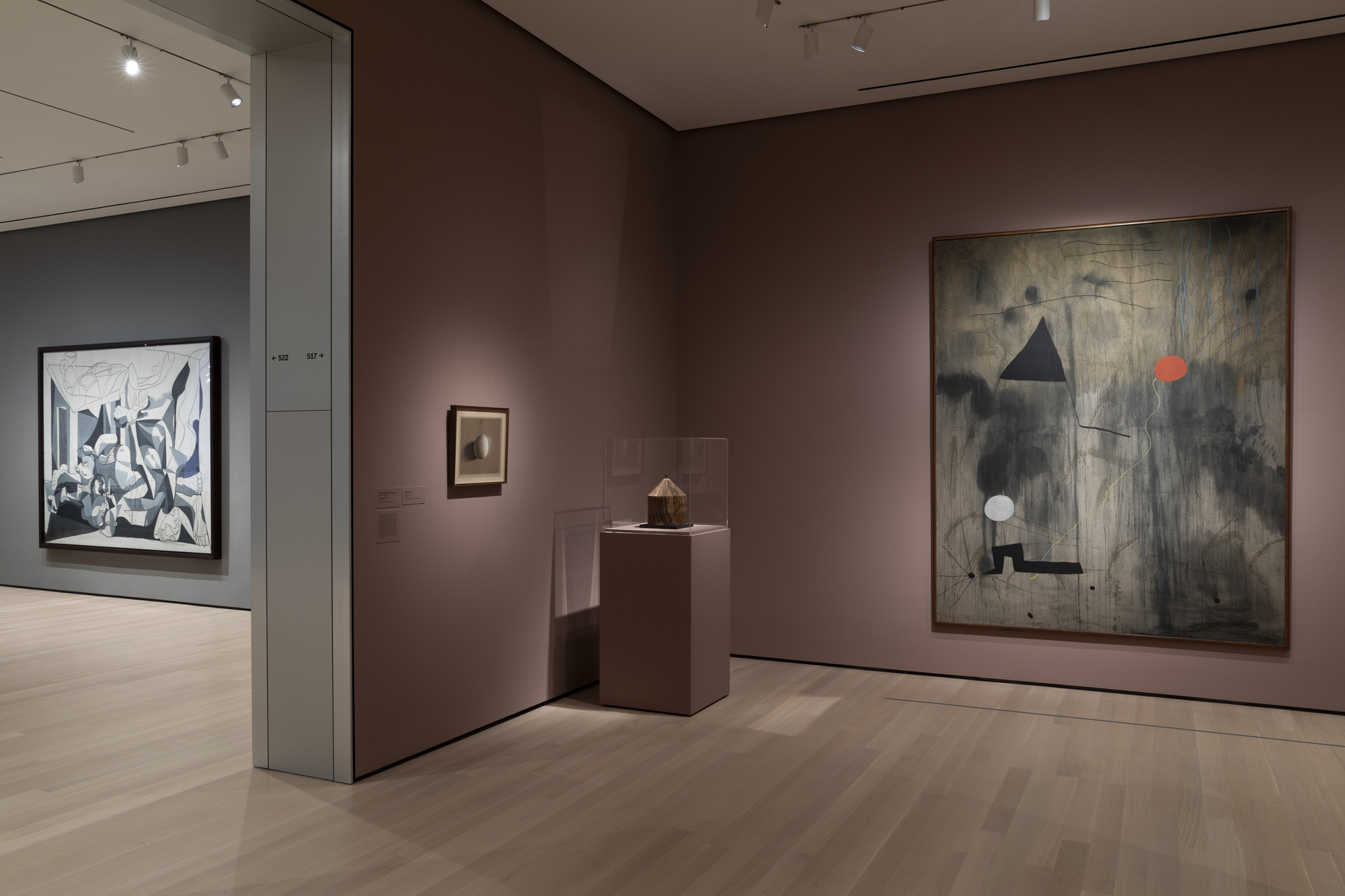Installation view of the gallery "Surrealist Objects" in the exhibition ...